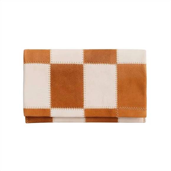 latico | Bags | New Latico Womens Leather Patch Wallet In Oat Patch ...